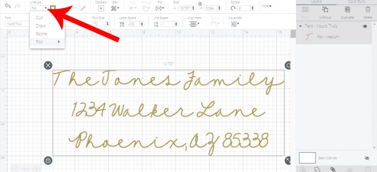 How To Address Envelopes with Cricut - Tastefully Frugal